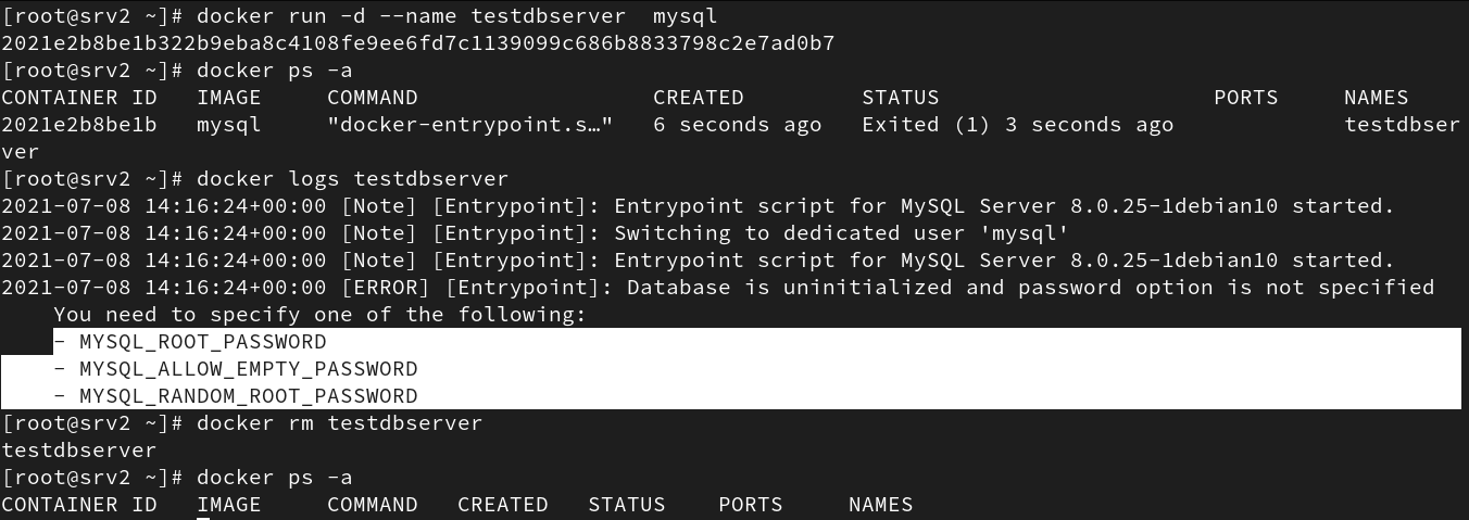 Setup And Configure Mysql Docker Container With Persistent Storage