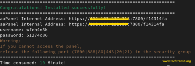 How To Install Aapanel On Ubuntu And Configure The Panel Settings
