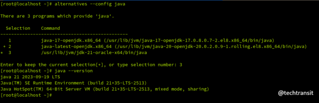 Install Latest Java on CentOS, AlmaLinux & Rocky