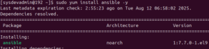 Install Ansible on CentOS, RHEL, AlmaLinux & Rocky Linux